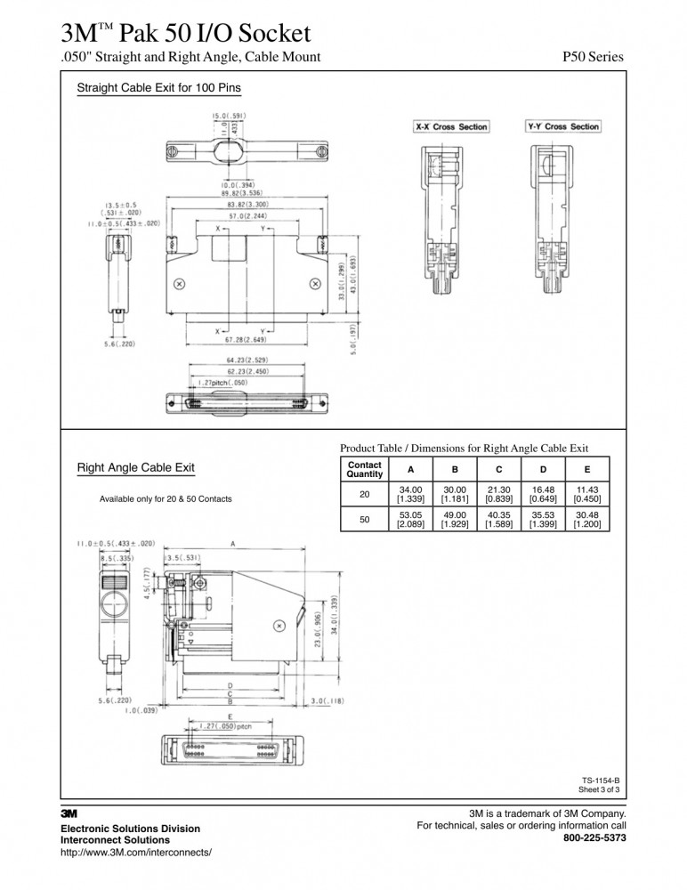3M P50-068-STR-BSK technical document page 3