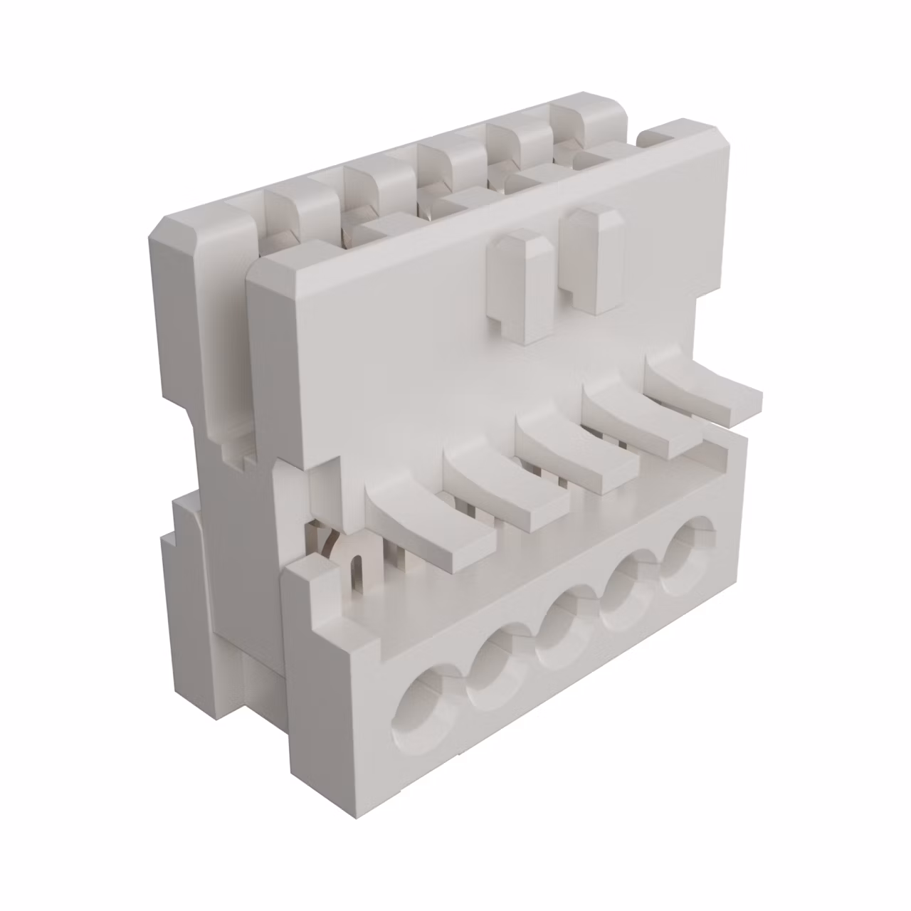 Appli-Mate RAST 2.5 IDT Housing, 2.50mm Pitch, Direct/Indirect, Female, 5 Circuits, Position Keys C and D Removed