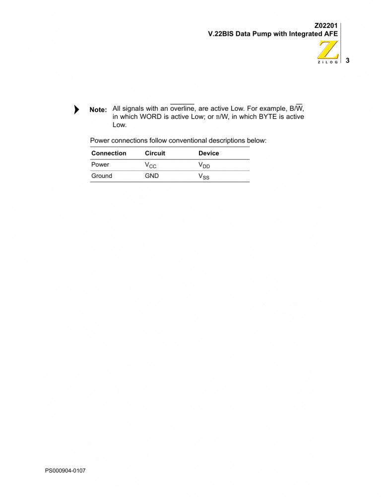 Z02201 datasheet page 7