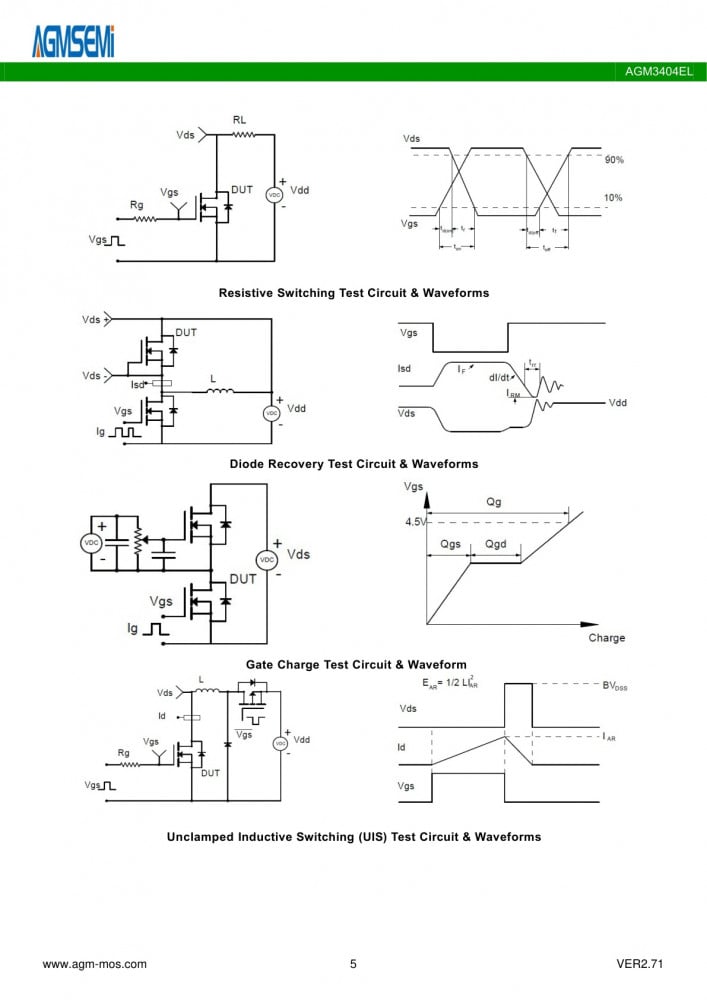 AGM3404EL datasheet page 5