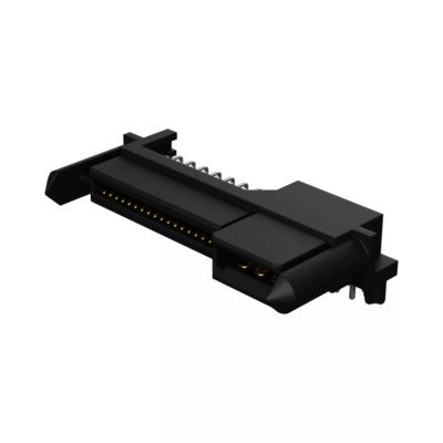 EXTreme LPHPower Receptacle Header, Right-Angle, 2 Power Contacts, 36 Signal Contacts, Select Gold (Au) Plating, for 2.36mm Thick PC Board, with Guide Posts and Press-fit Plastic Pegs for sale
