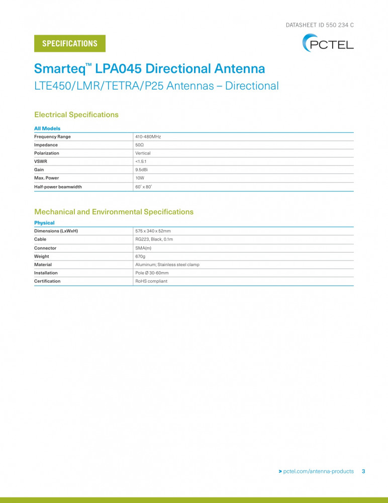 710580 LPA045 technical document, page 3