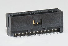 Slim-Grid Header, 10 Circuits, Surface Mount, Vertical, Shrouded, 0.38µm Gold (Au) Plated, Tube, Lead-Free for sale