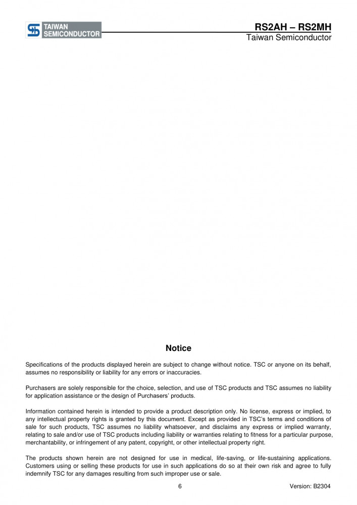 RS2BH datasheet page 6
