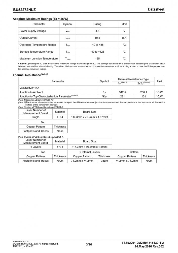 BU52272NUZ-ZE2 datasheet page 3