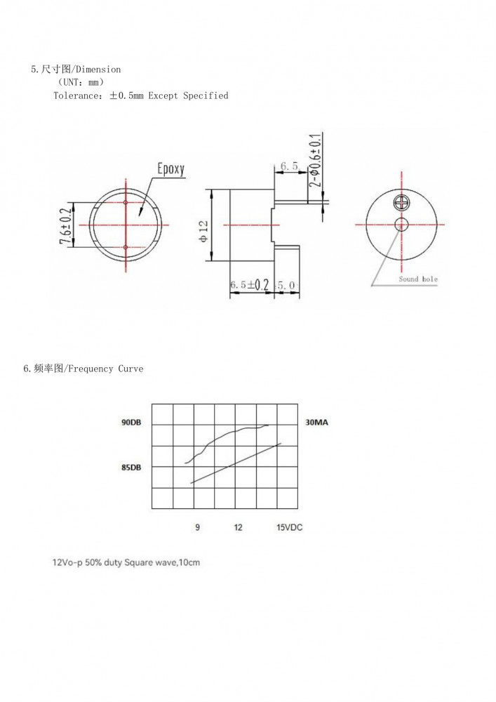 HYT-1212C specification page 4