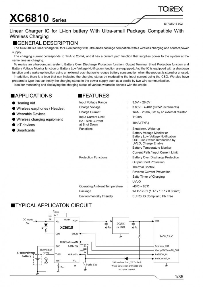 XC6810A42J0R-G datasheet page 1