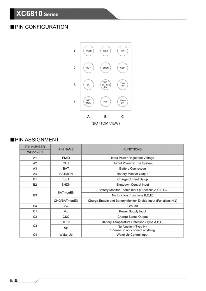 XC6810A42J0R-G datasheet page 6
