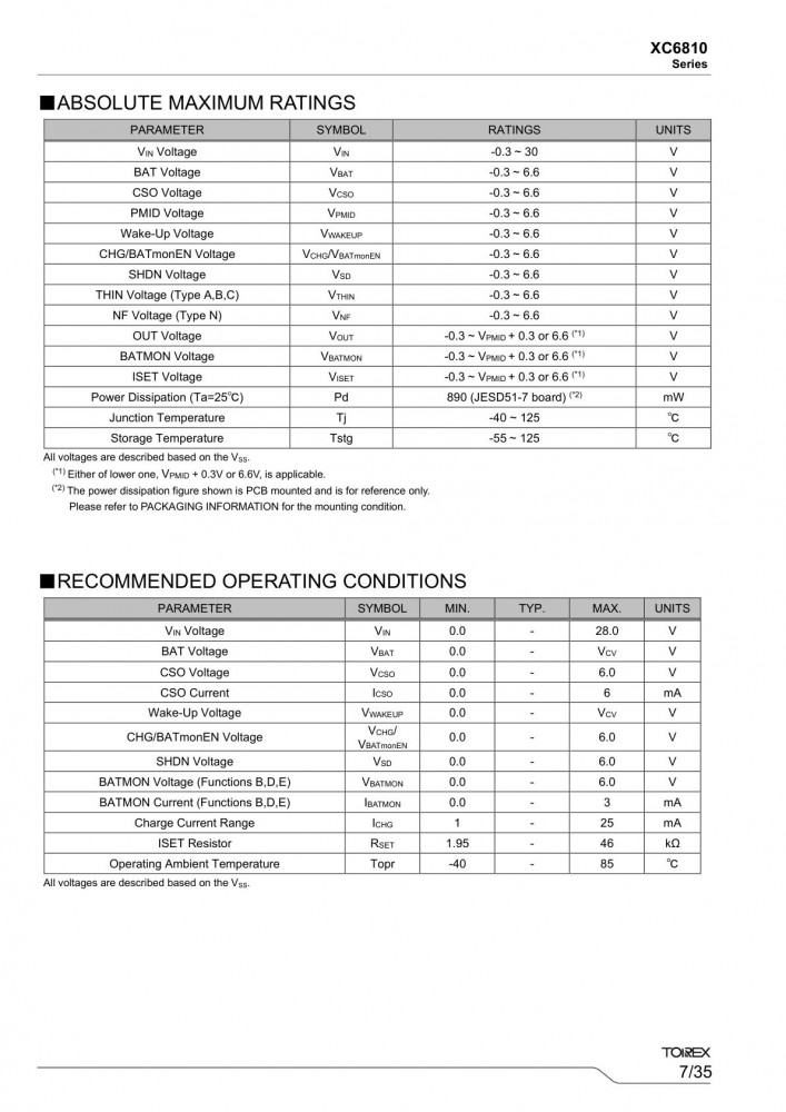 XC6810A42J0R-G datasheet page 7