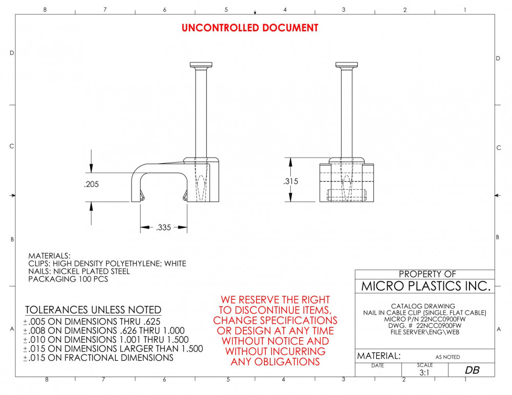 22NCC0900FW technical drawing