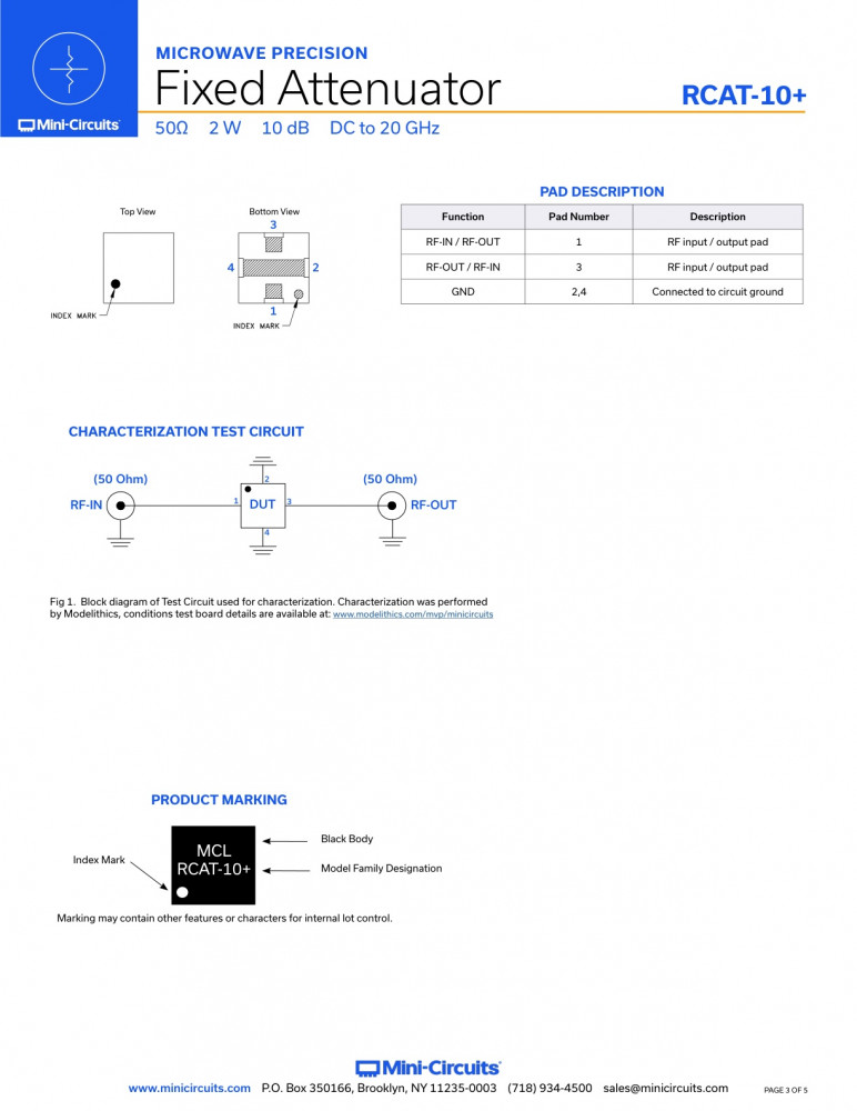 RCAT-10+ datasheet page 3