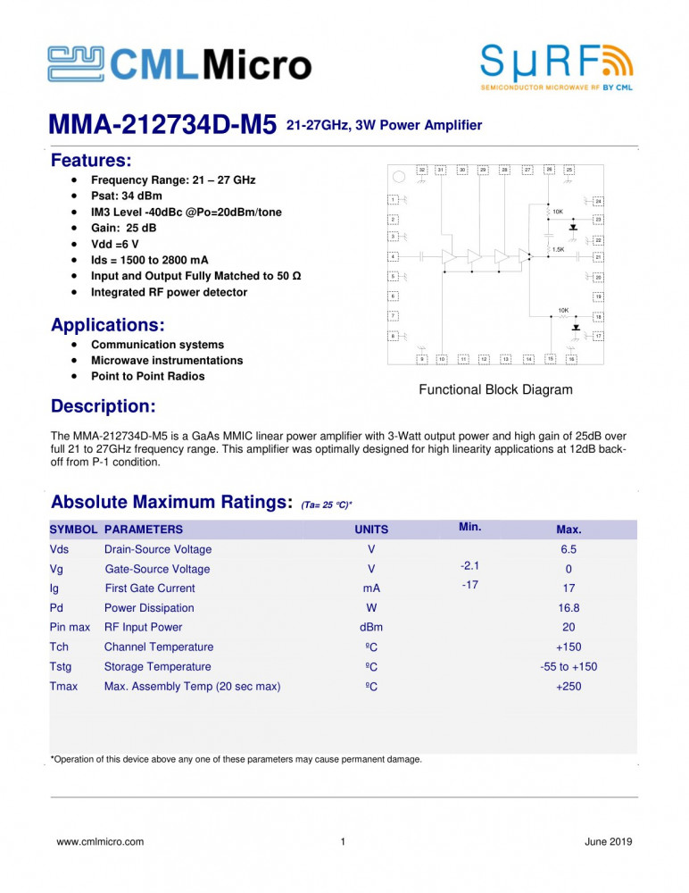 MMA-212734D-M5 datasheet page 1