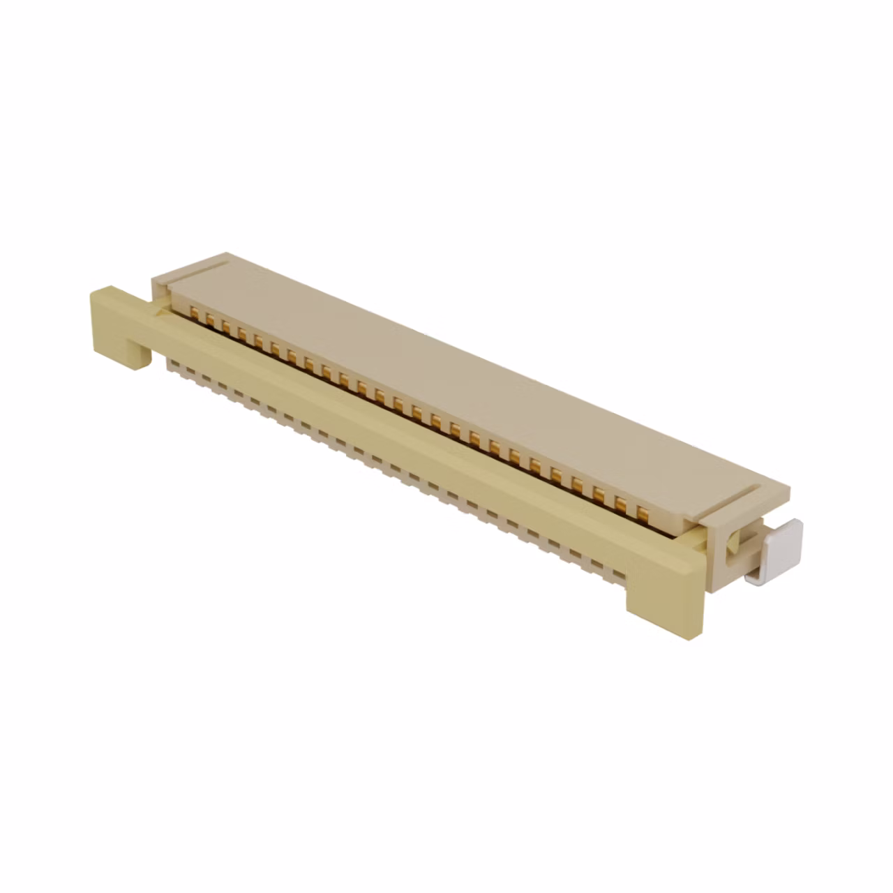 Easy-On FFC/FPC Connector, 1.00mm Pitch, Slider Series, Right-Angle, Bottom Contact, 3.00mm Height, 25 Circuits, Gold Plating for sale