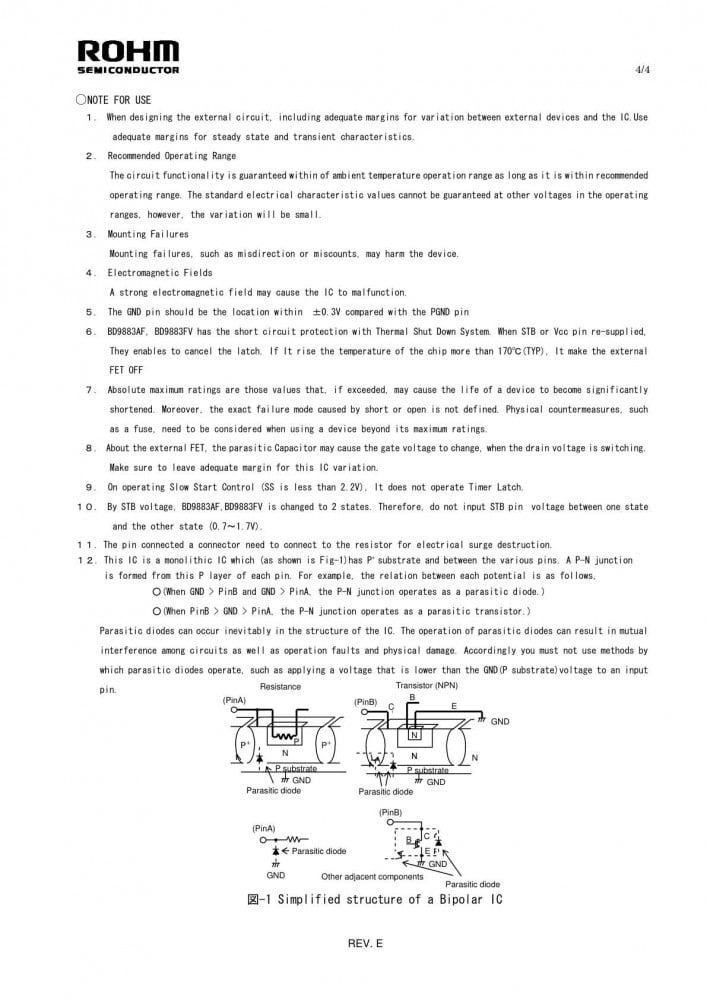 BD9883AF-E2 technical document page 4