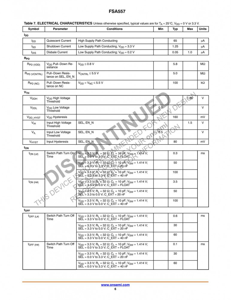 FSA557 technical document page 6
