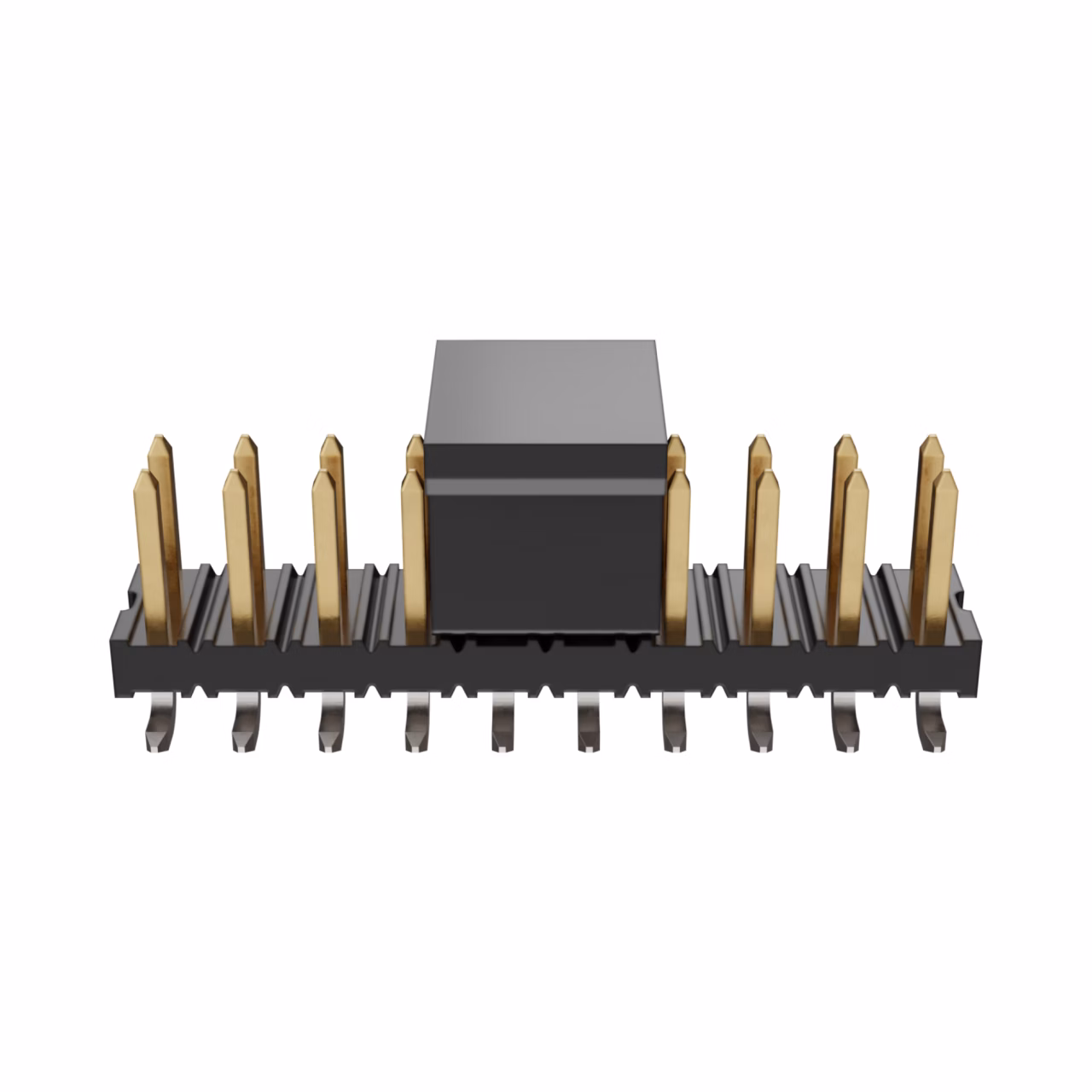 Milli-Grid Header, Vertical, Surface Mount, 20 Circuits, 0.76µm Gold (Au) Plating, Mating Pin Length 3.80mm, with Cap, Tube, Lead-Free for sale