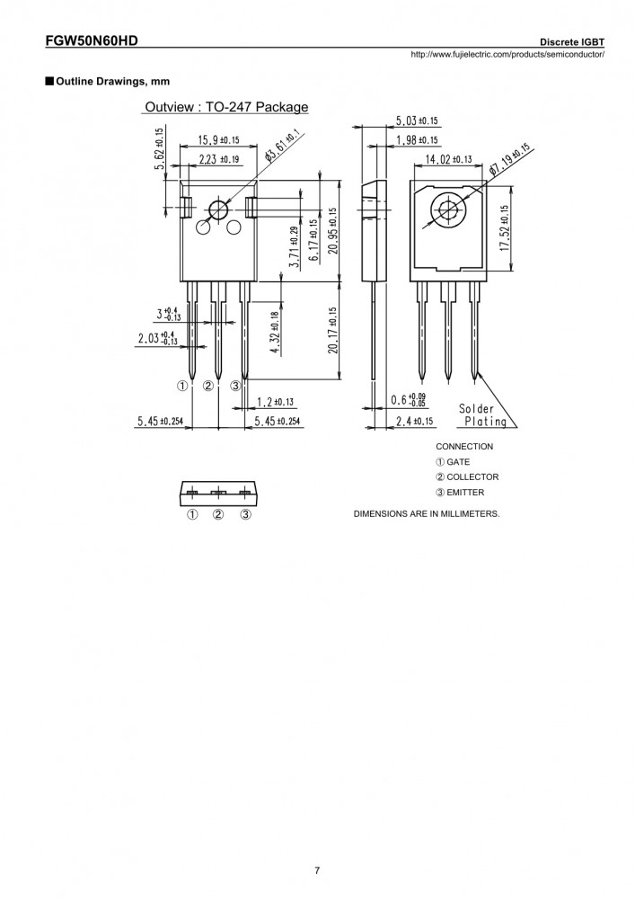 FGW50N60HD datasheet page 7