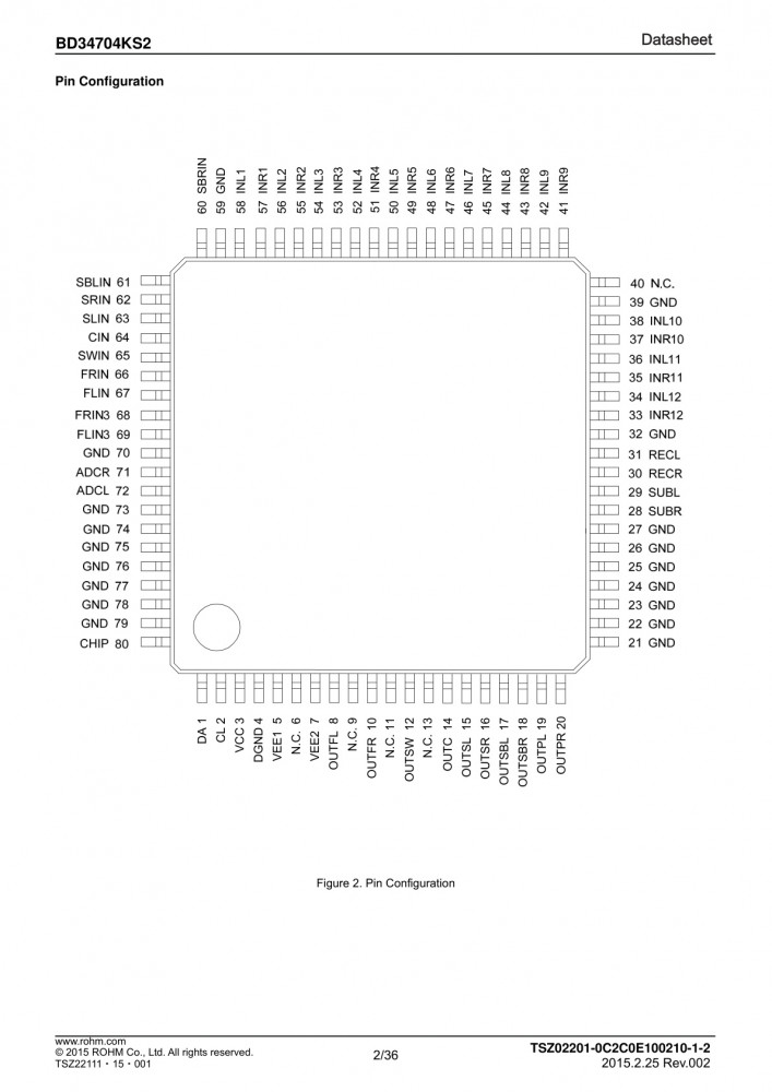 BD34704KS2 document preview, page 2