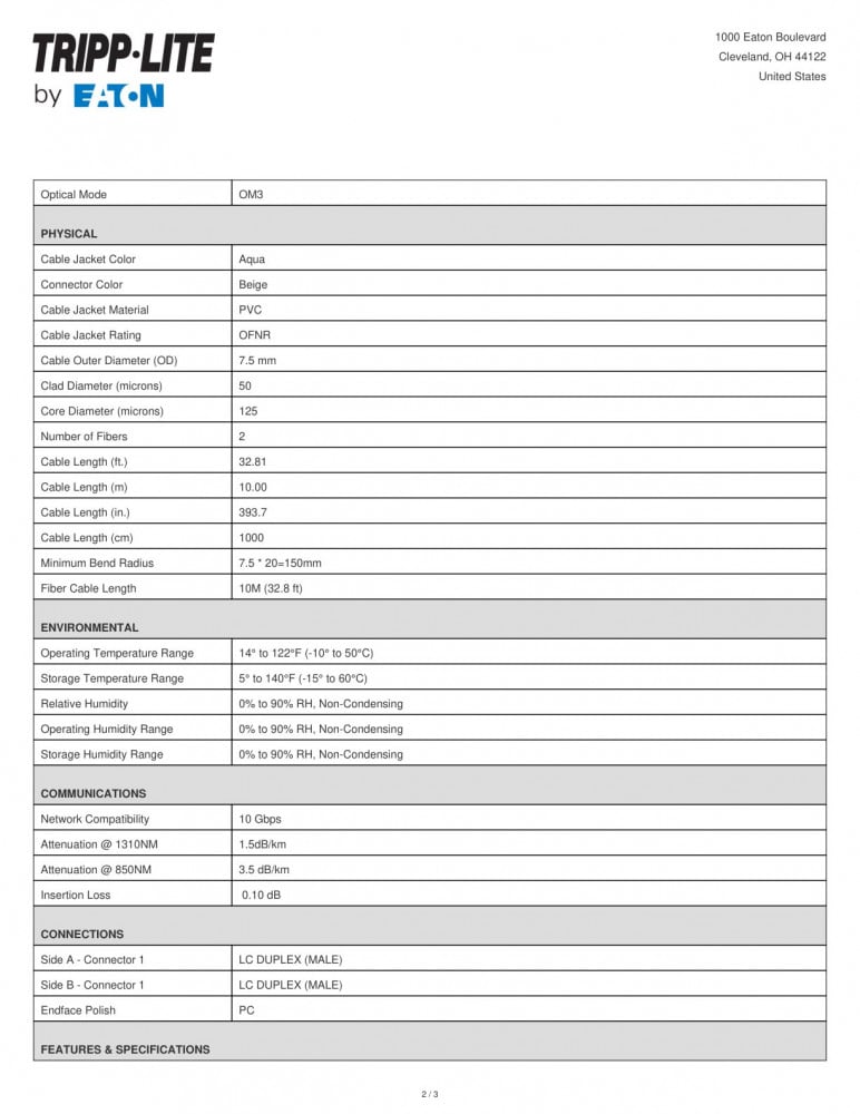 N820-10M-IND technical document page 2