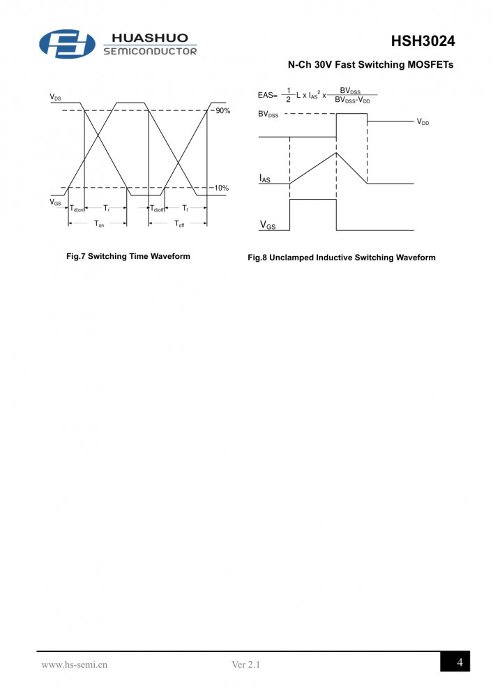 HSH3024 datasheet page 4