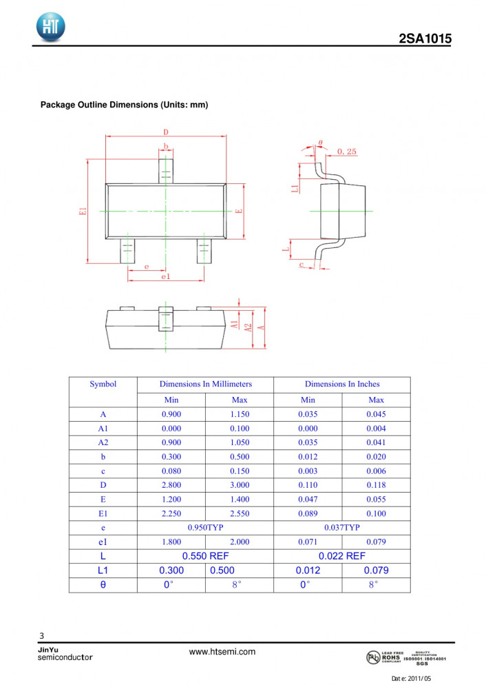 2SA1015 datasheet page 3