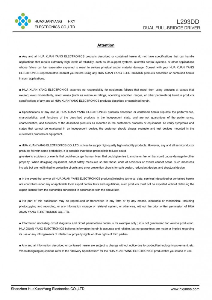L293DD-HXY datasheet page 7