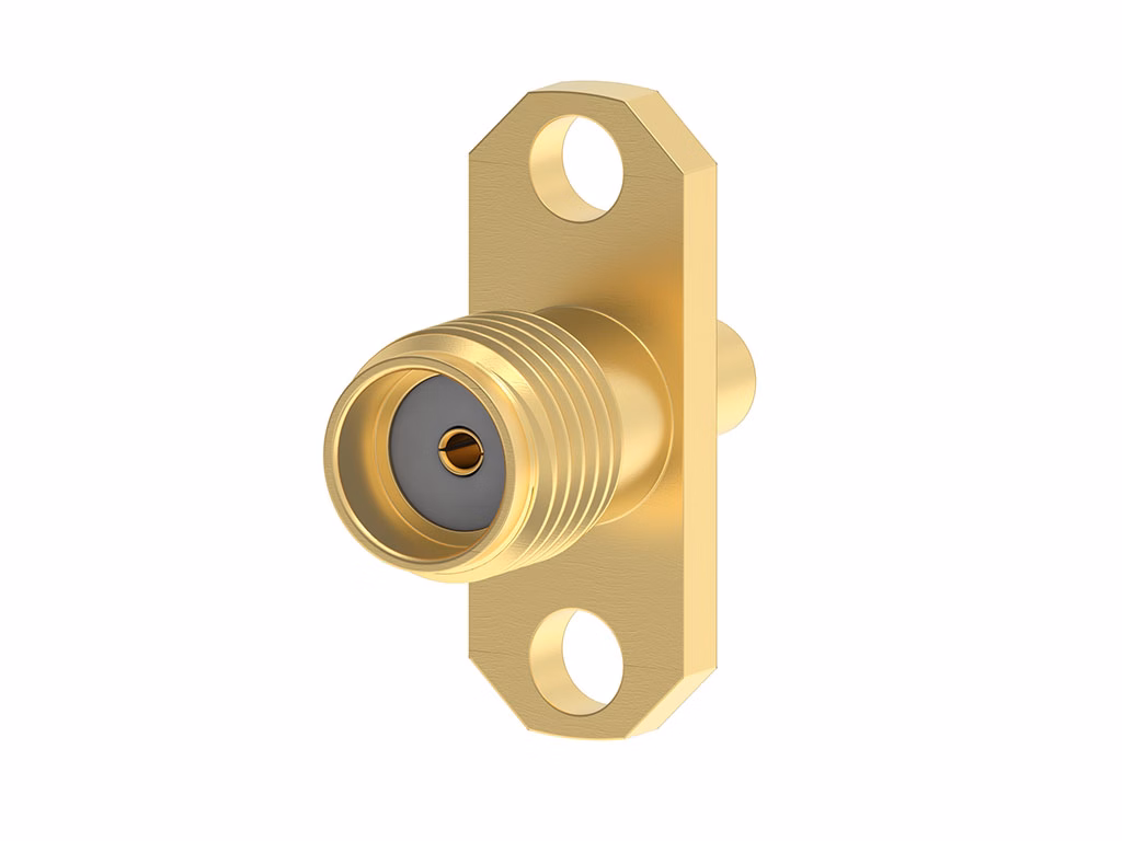 SMA Jack, Straight, Bulkhead, Solder, RG-405 (.086