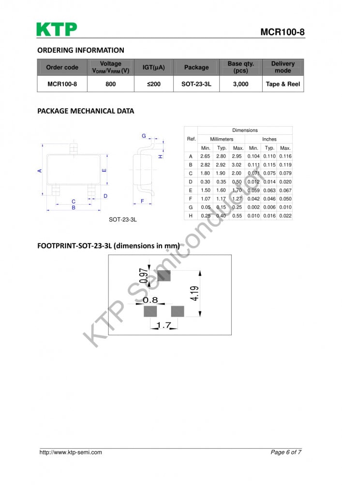 MCR100-8 datasheet page 6
