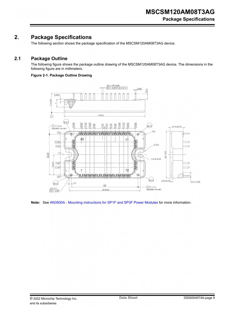 MSCSM120AM08T3AG datasheet page 9