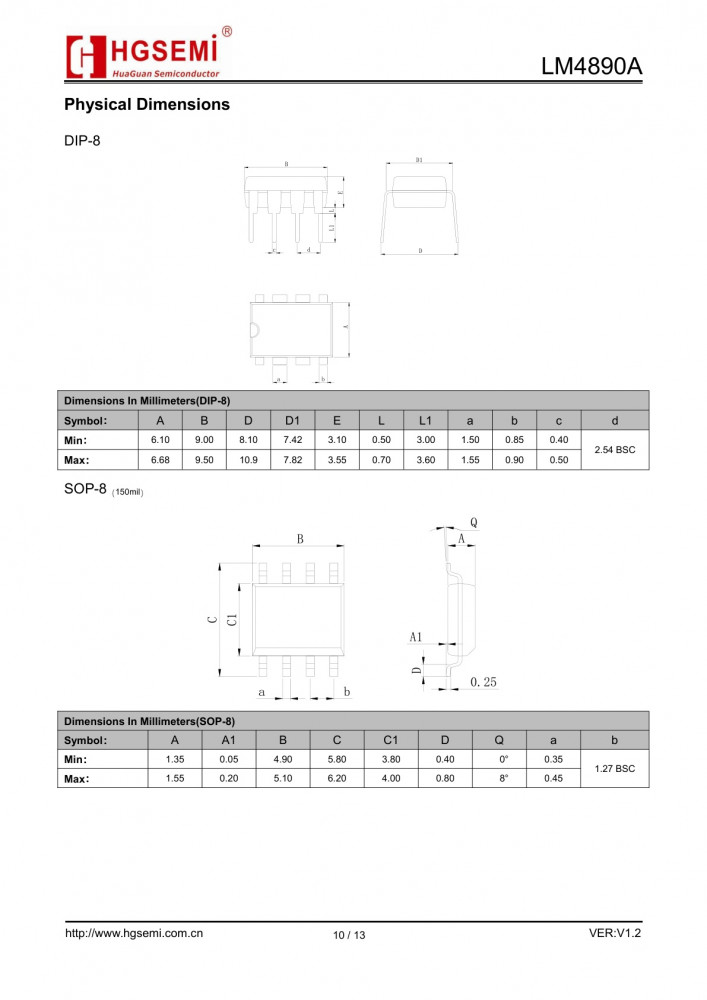LM4890AMM/TR datasheet page 10