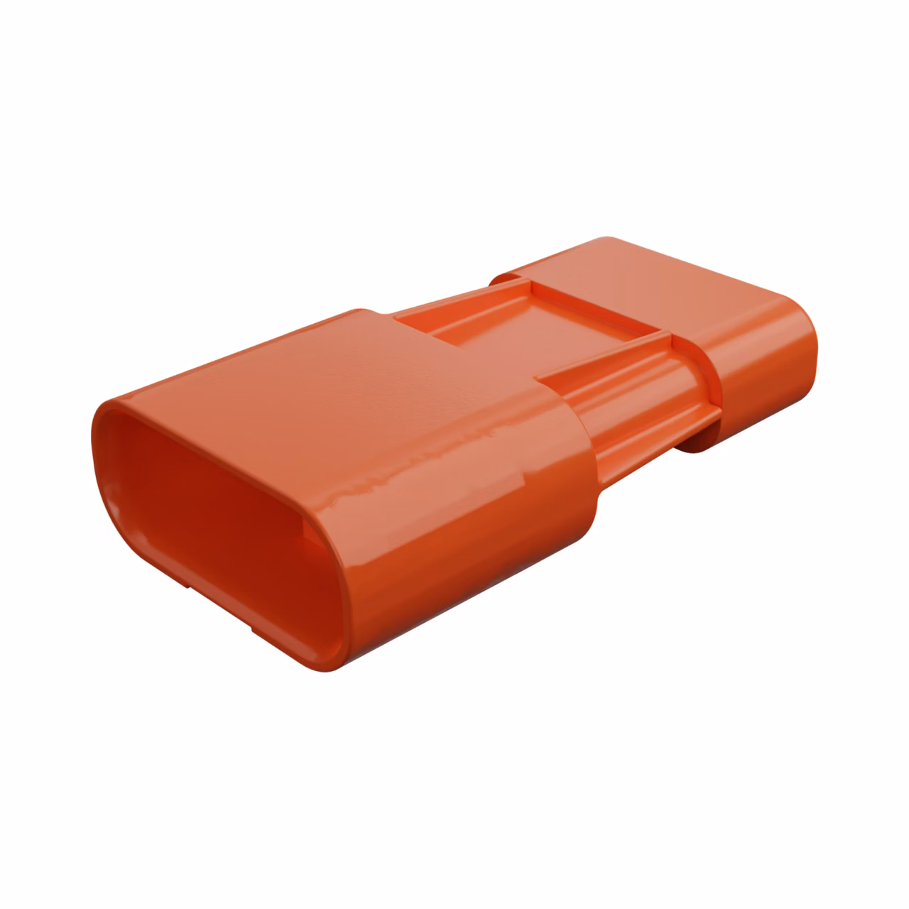 Squba Sealed Plug Assembly, 1.80mm Pitch, Single Row, 8 Circuits, Orange for sale