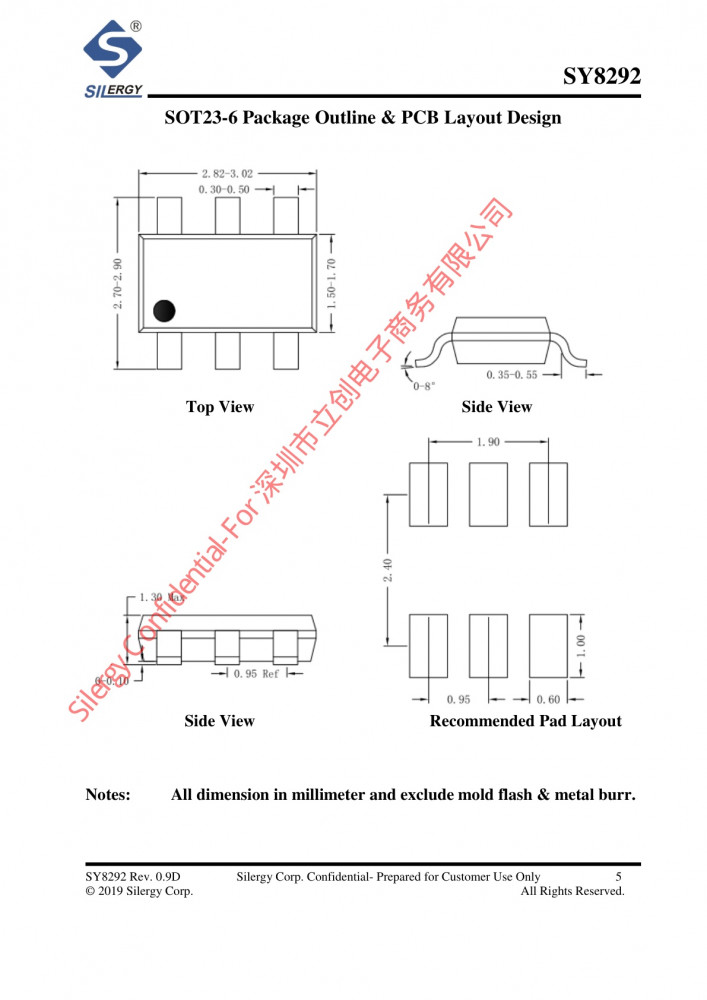 SY8292ABC datasheet page 5