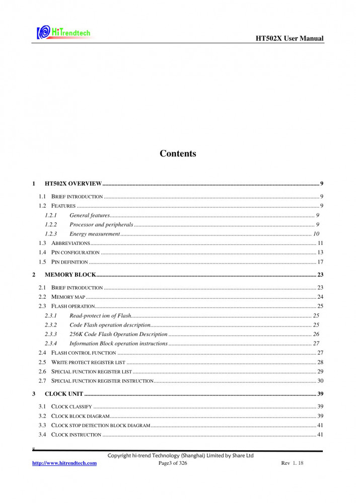 HT5023 documentation page 3