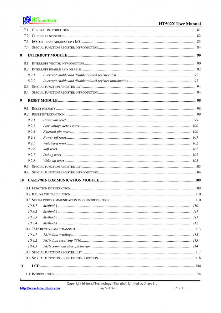 HT5023 documentation page 5