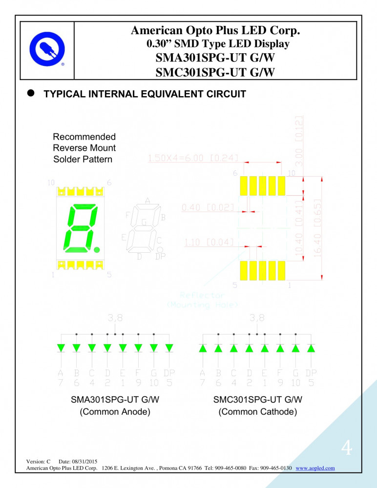 SMC301SPG-UT G/W datasheet page 4