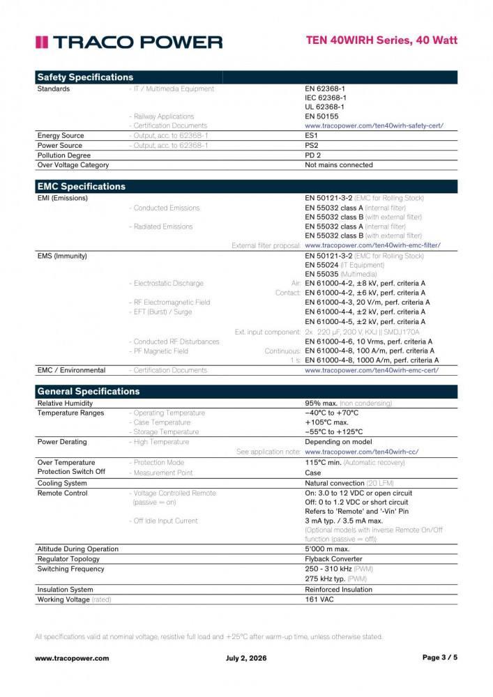 TEN 40WIRH document page 3