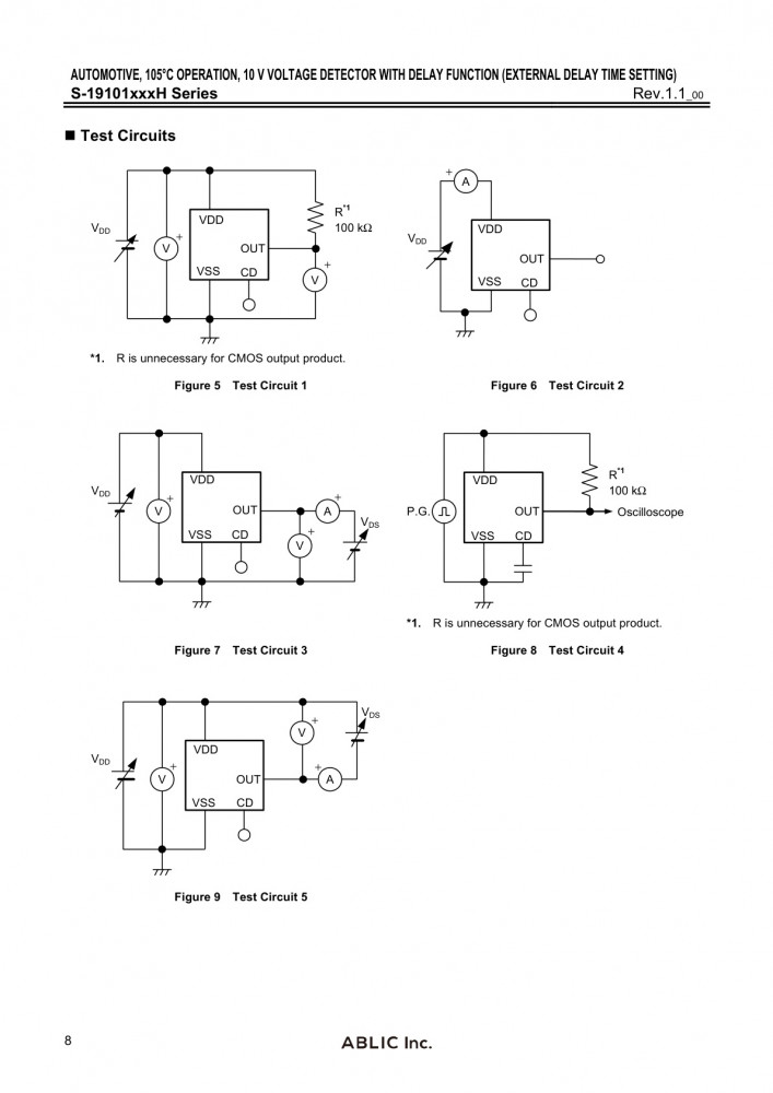 S-19101xxxH datasheet page 8