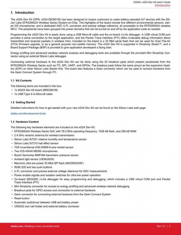 XG24-DK2601B technical document page 4