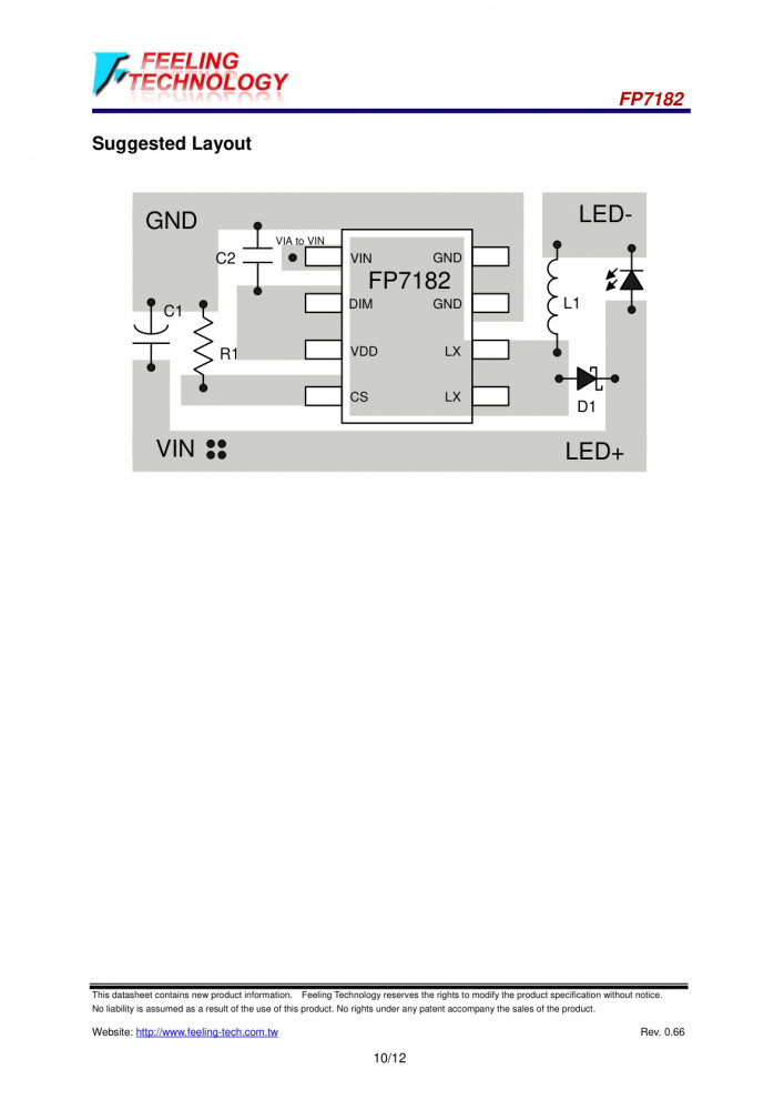 FP7182XR-G1 datasheet page 10
