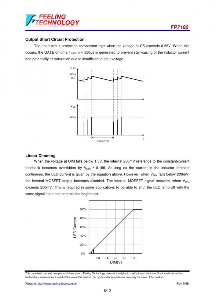 FP7182XR-G1 datasheet page 8