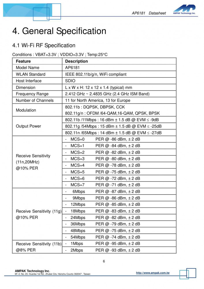 AP6181 datasheet page 8