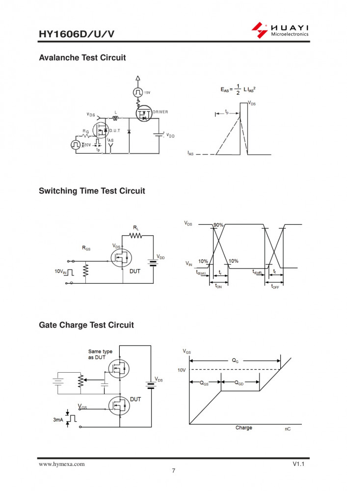 HY1606D datasheet page 7