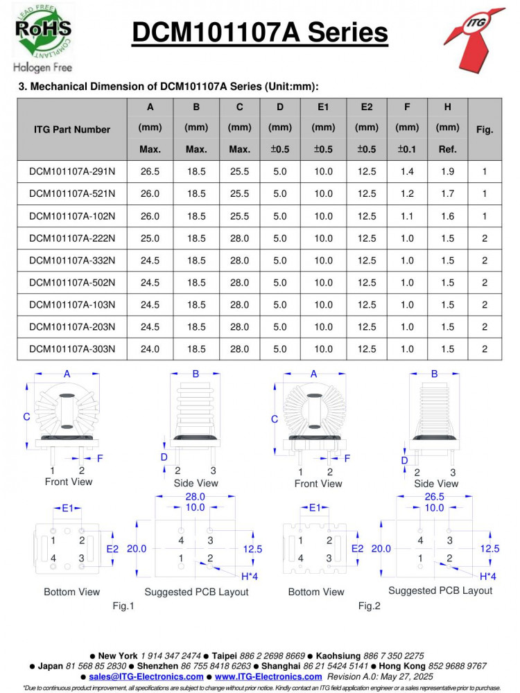 DCM101107A datasheet page 2