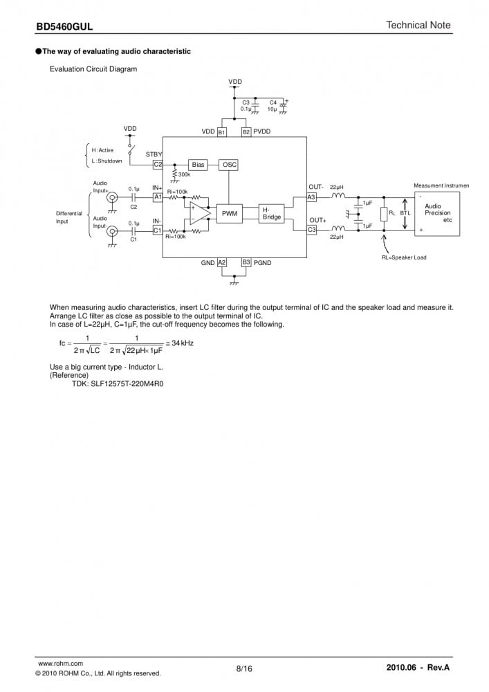 BD5460GUL-E2 datasheet page 8