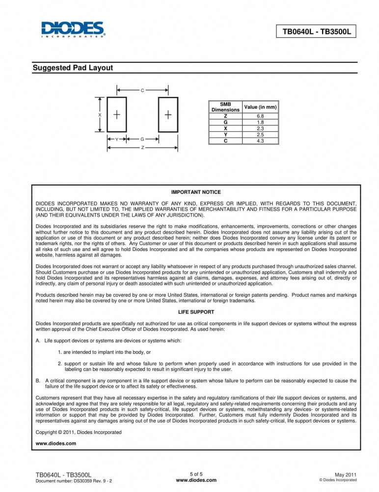 TB1500L-13-F datasheet page 5