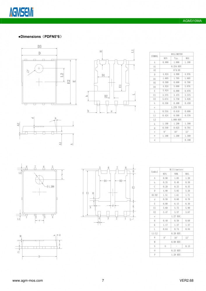 AGM310MA datasheet page 7