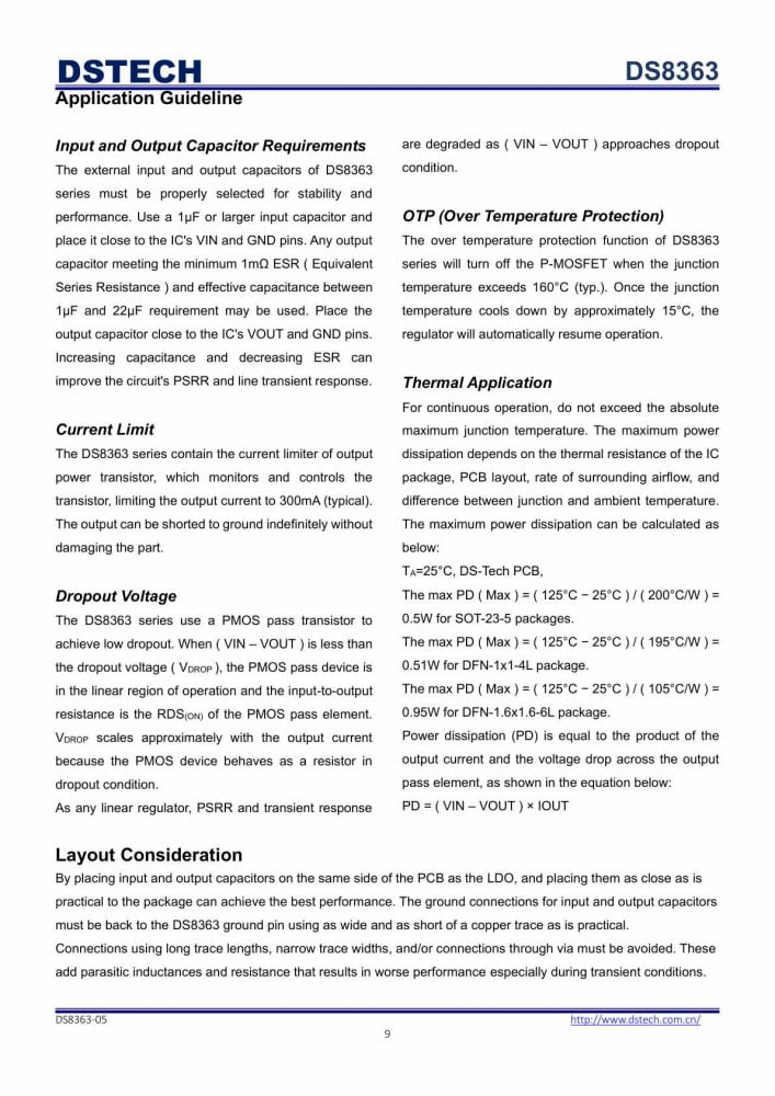 DS8363 datasheet page 9