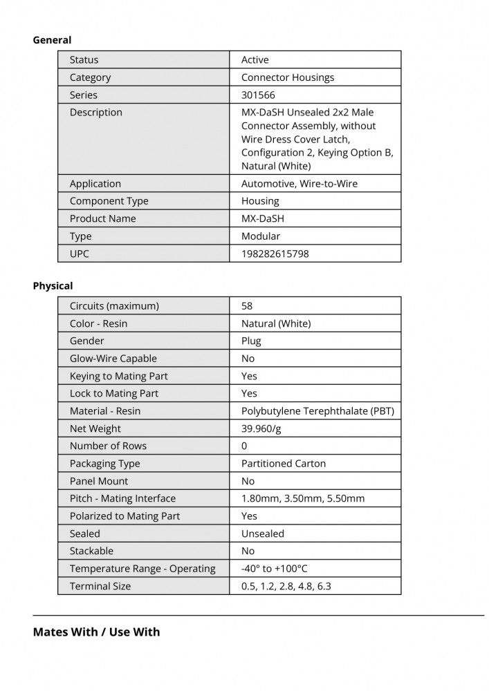 3015660022 product document preview, page 2