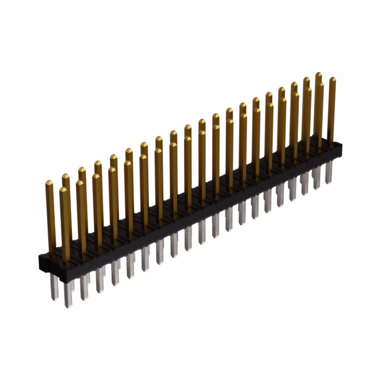 2.00mm Pitch Milli-Grid Header, Vertical, Through Hole, 40 Circuits, 0.38µm Gold (Au) Plating, Mating Pin Length 7.90mm, Tail Length 3.40mm, Tray, Lead-Free for sale