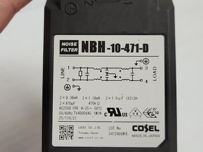 Cosel NBH-16-202 Power Line Filter Module